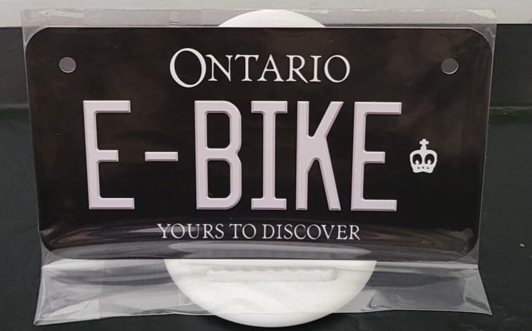 E-BIKE Custom Bike Plate Ontario - Off Road License Plate – Nene Solutions